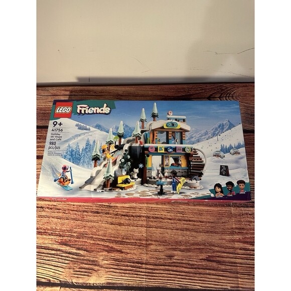 Lego | Toys | Lego 4756 Friends Holiday Ski Slope And Caf Retired Nib ...